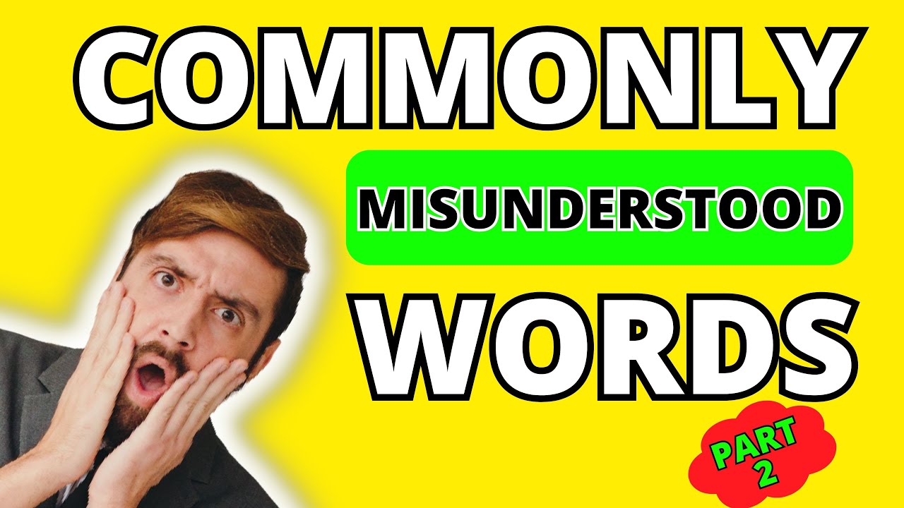 Commonly Misunderstood Words | Part 2 | Learn English Online | English ...