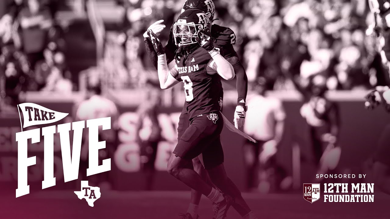 Take Five: Texas A&M cornerback Jordan Shaw - YouTube