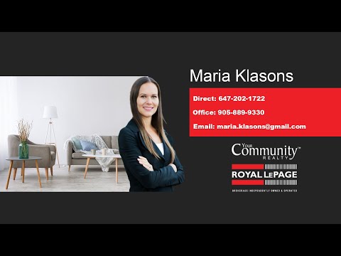 Maria Klasons Agent Intro - 950 Kicking Horse Path, Oshawa ON