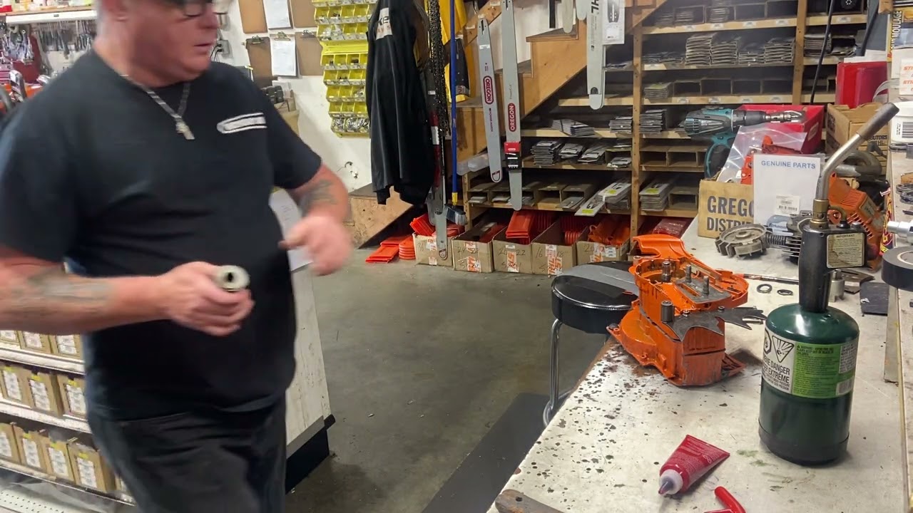 Donny walkers chainsaws installing crank on 365 372 husqvarna saws ...