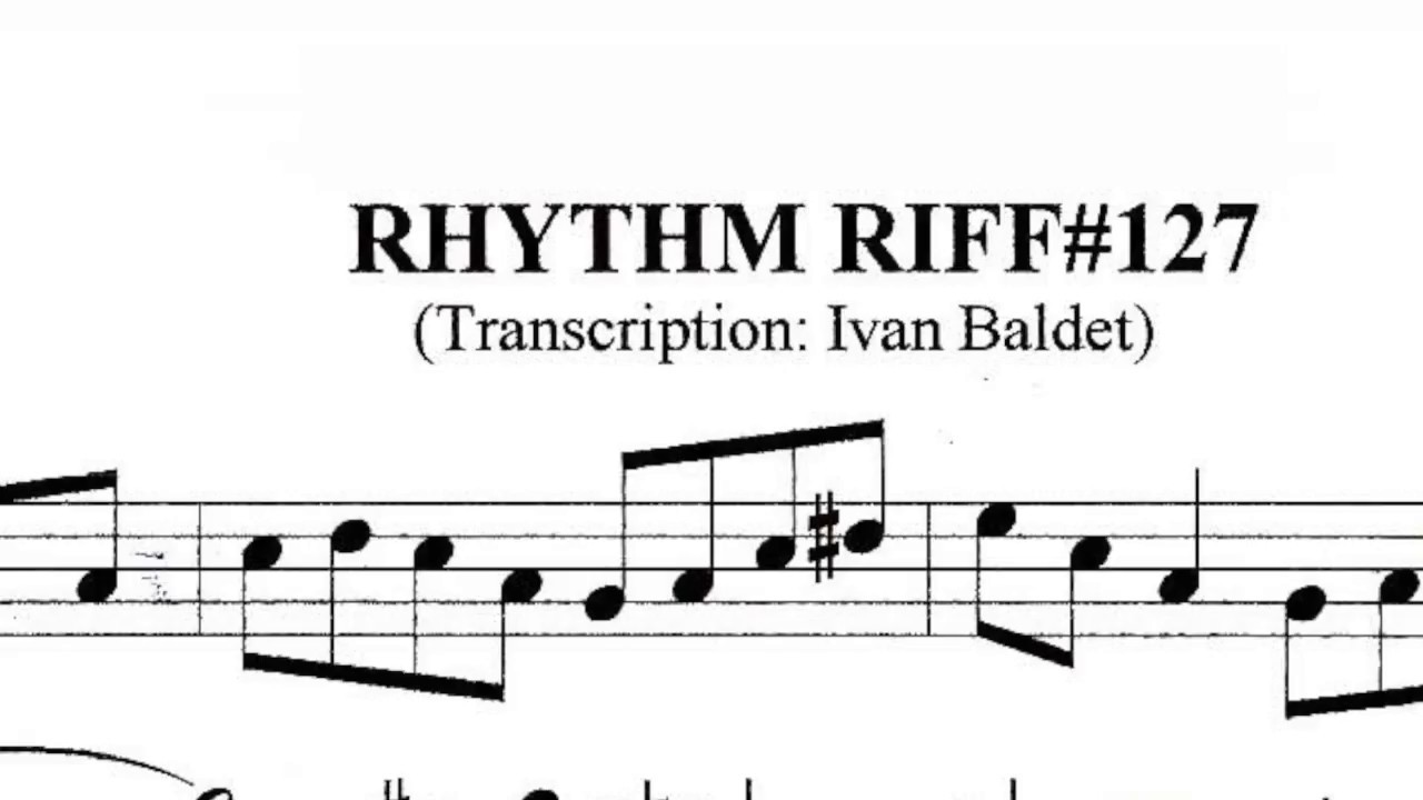 Scott Hamilton plays :Rhythm Riff #127 (Solo transcription) - YouTube