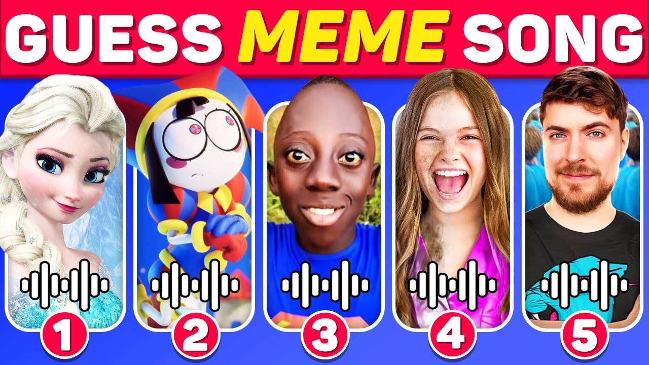 Guess The Meme & Who Is Singing 🔥🎤🎶 Salish Matter, Lay Lay, Pomni ...