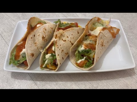 Chicken tikka Tacos recipe (V179)