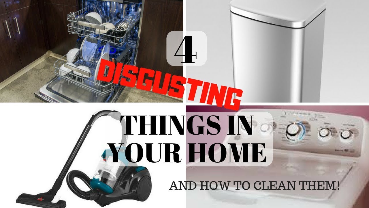 4 DISGUSTING Things In Your Home & How To Clean Them / Clean with me ...