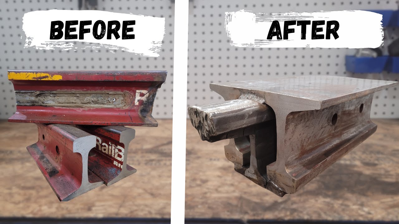 DIY Anvil From Railroad Track! - YouTube