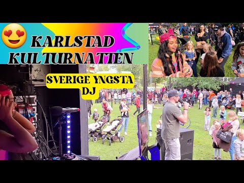 Sweden youngest Female dj performance in Karlstad. දුවට ආදරය කරන මෙහෙ ...