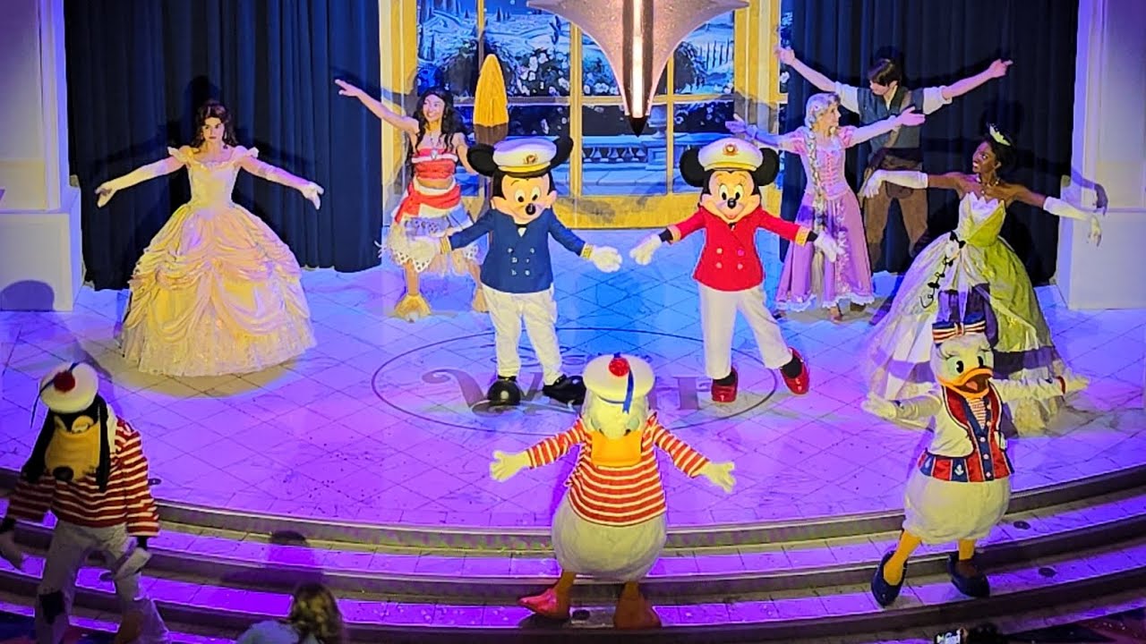 🛳 Live Character Show aboard Disney Cruise Line's Wish: Captain Mickey ...
