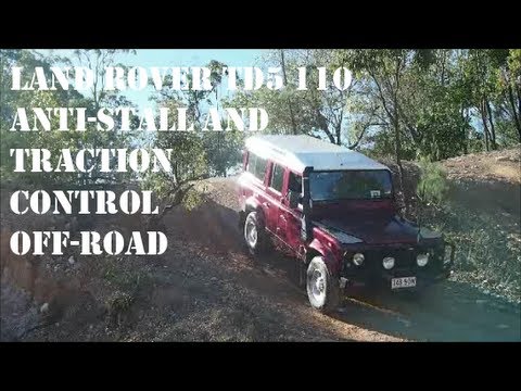 Land Rover Defender 110 TD5 Anti-stall & Traction Control Offroad - YouTube