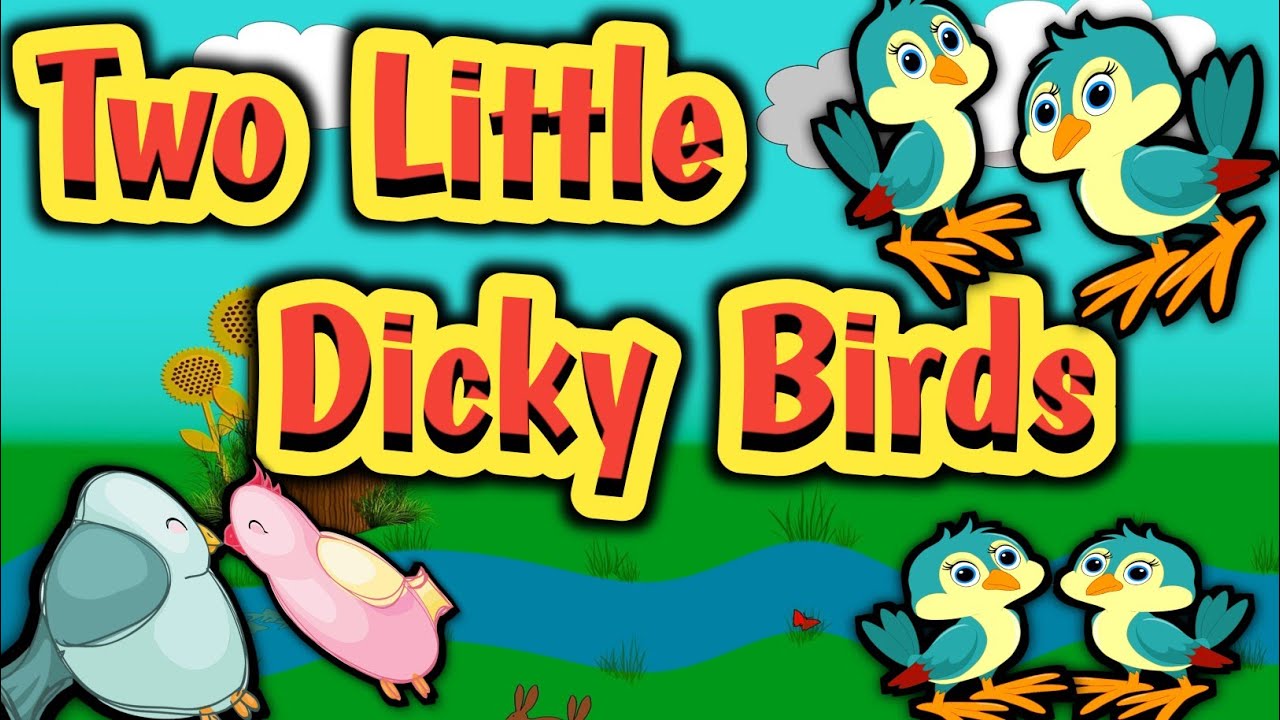 Two Little Dicky Birds|| English Rhymes For Kids|| #kindergarten # ...