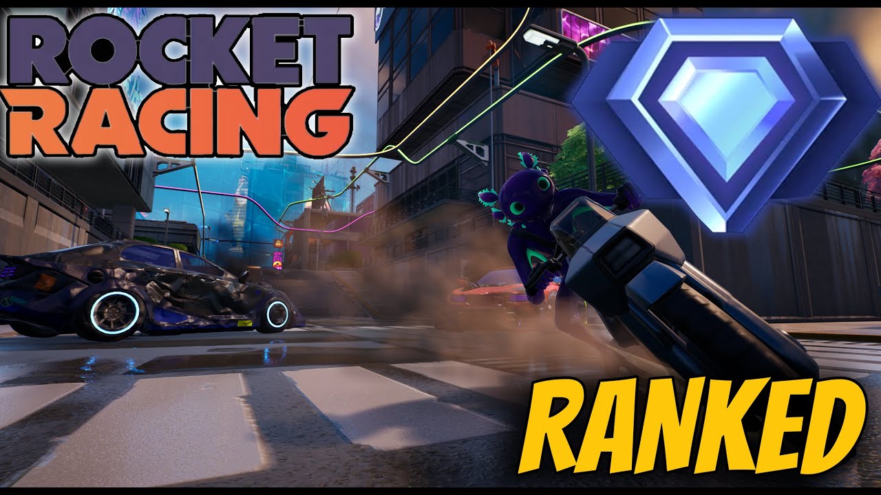 ELITE RANK GRINDING - Fortnite Rocket Racing (RANKED) - YouTube