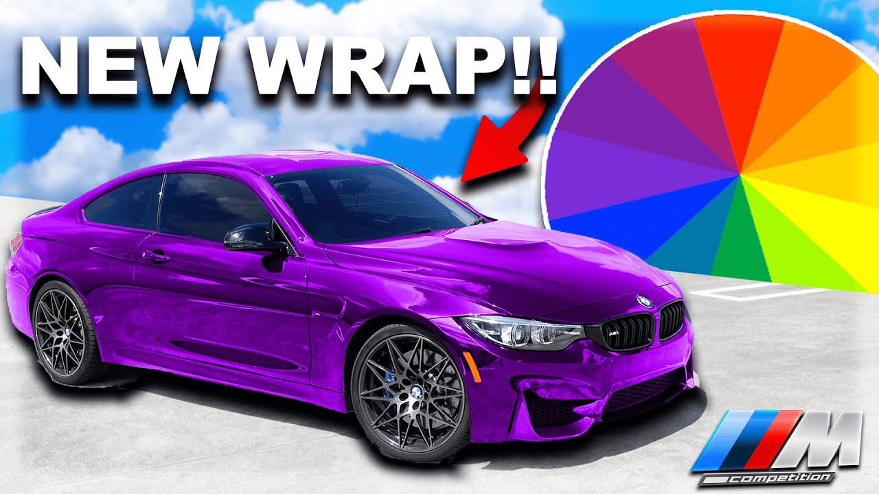 Wrapping My BMW M4 Competition! (Color Reveal) - YouTube