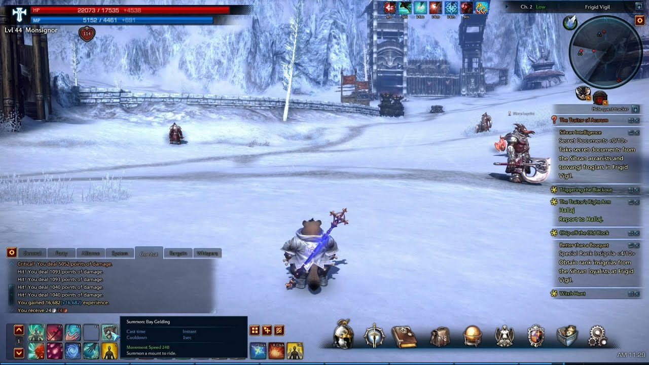 Tera Priest Skills - YouTube