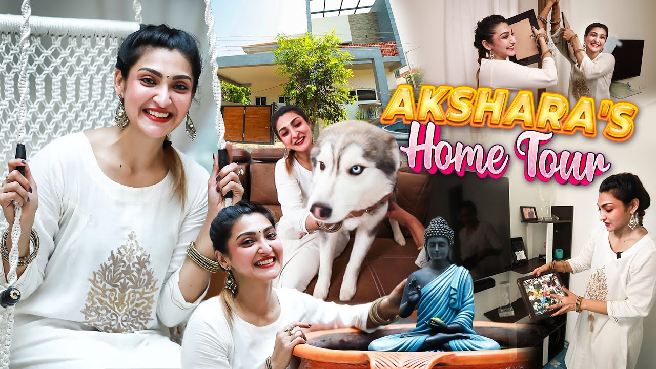 Bigg Boss Akshara Reddy's Home Tour🏡 | 8 Ft. Tall Mirror😍மாடிலருந்து ...
