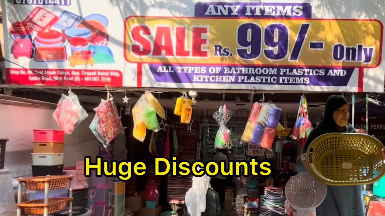 Huge Discount At 99 Store Mumbai | Mira Road 99 Store | Cheapest ...