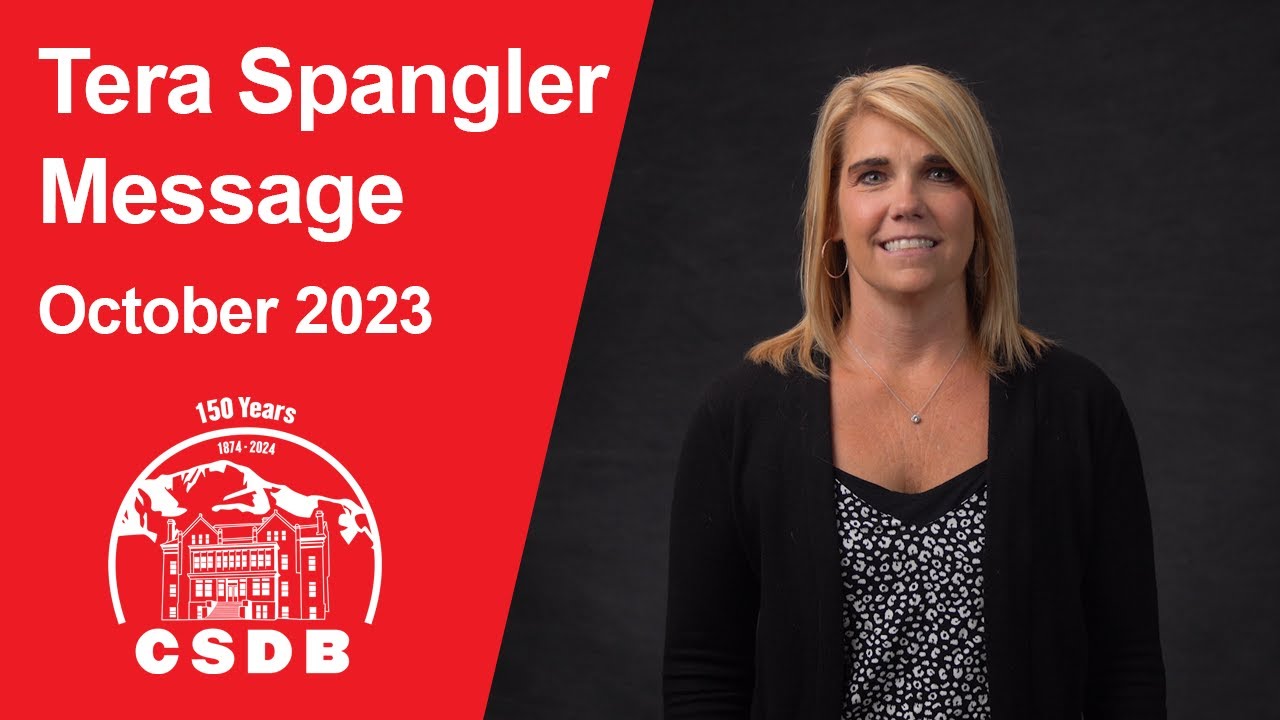 Interim Superintendent Message - October 2023 - YouTube