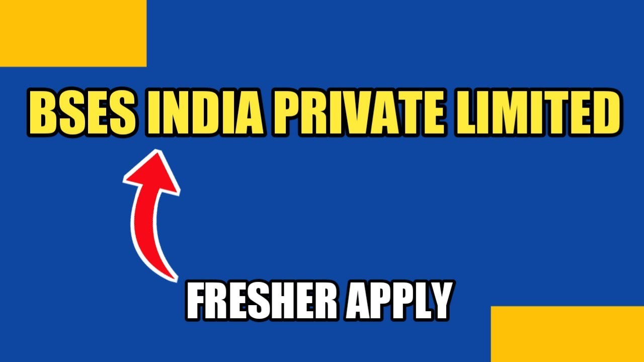 Mechanical and Electrical engineering fresher jobs | BSES INDIA PRIVATE ...