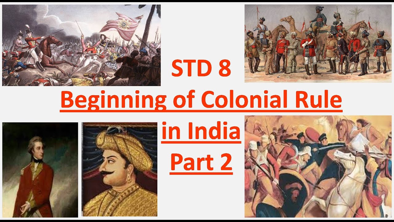 STD 8 Beginning of Colonial Rule in India Part 2 - YouTube