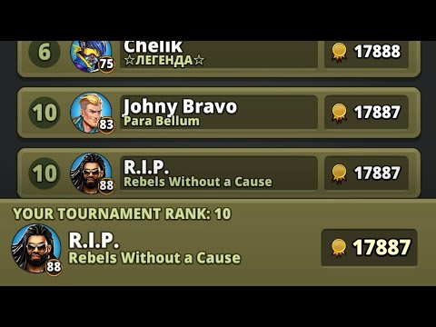 Puzzle Combat Raid Tournaments Top 10 Finish || Last Battle Day, 3 ...