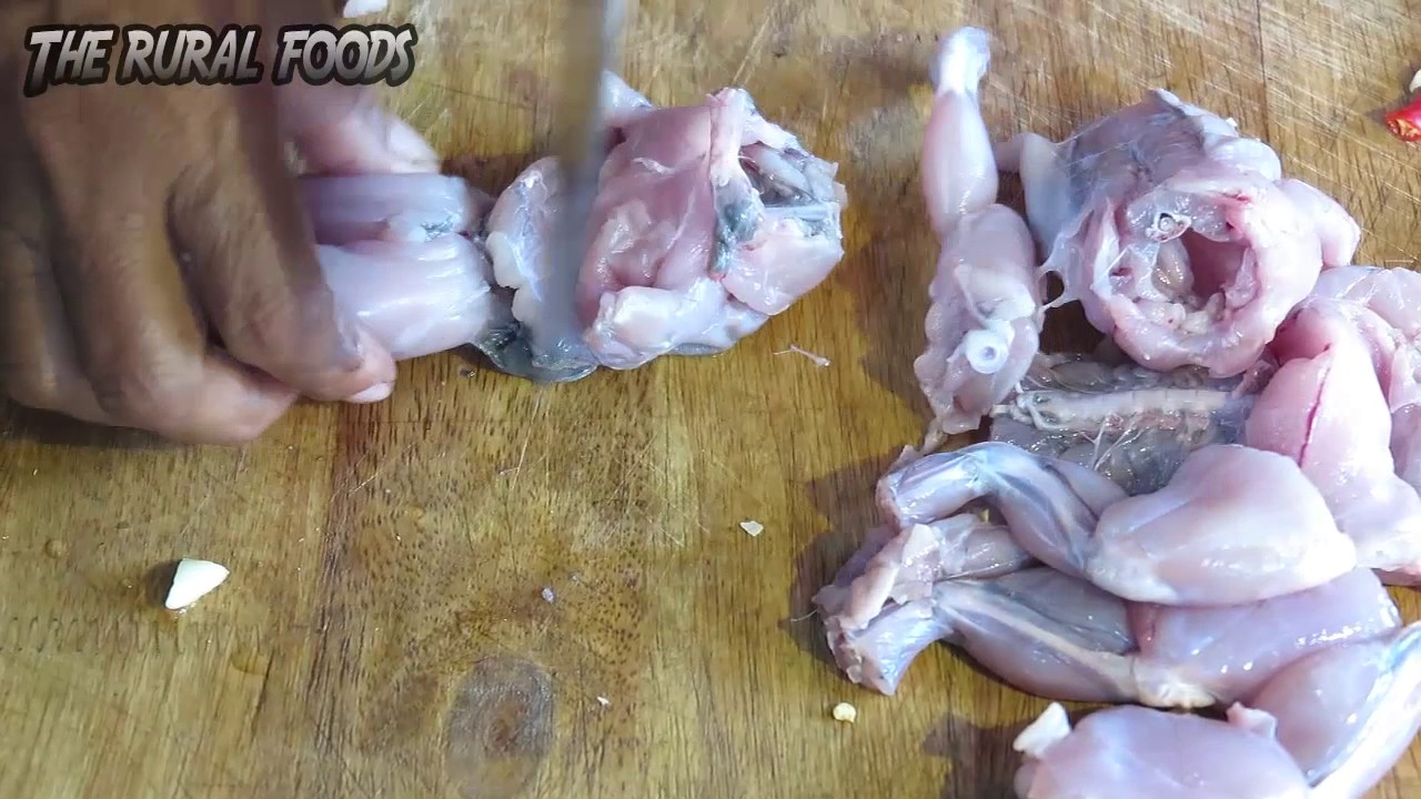 Japanese food easy to make cooking video, bullfrog soup with mushroom ...