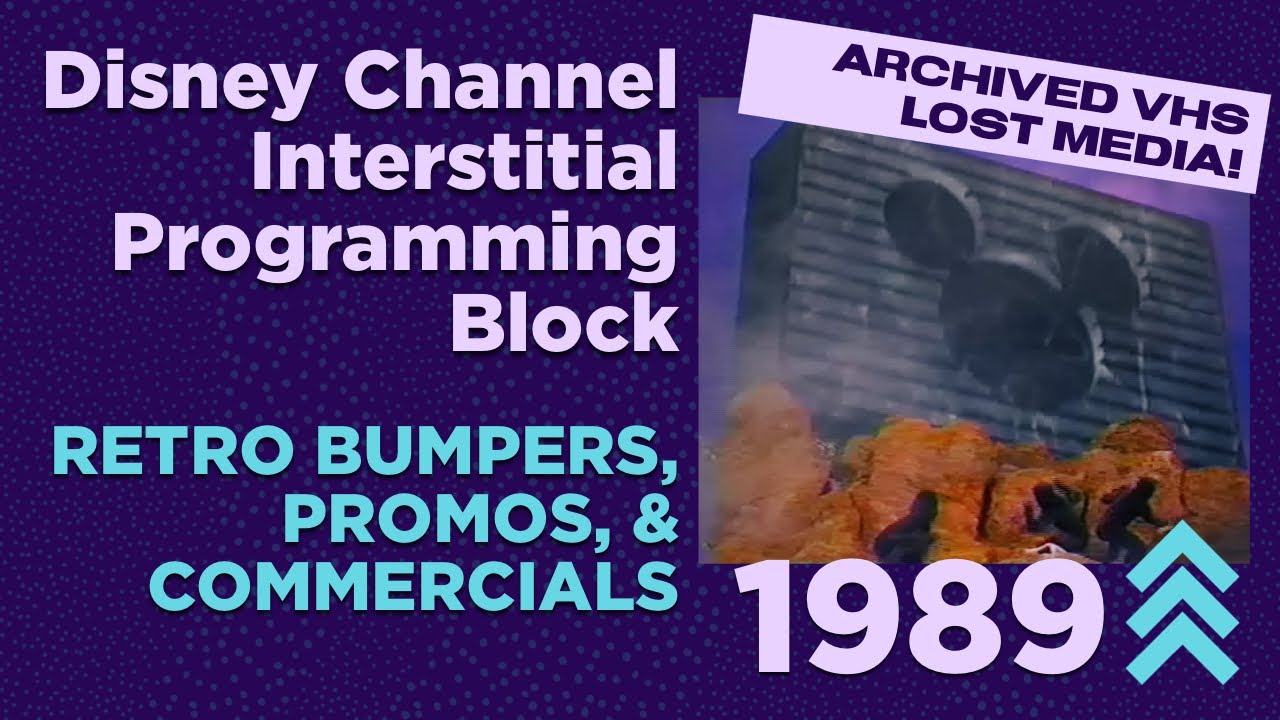 1989 Disney Channel Interstitial Programing Block | VHS Archive | Kids ...