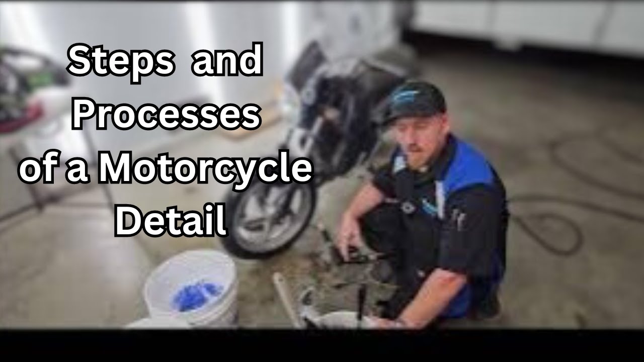 How To Wash And Detail A Motorcycle - Sharp Detailing - YouTube