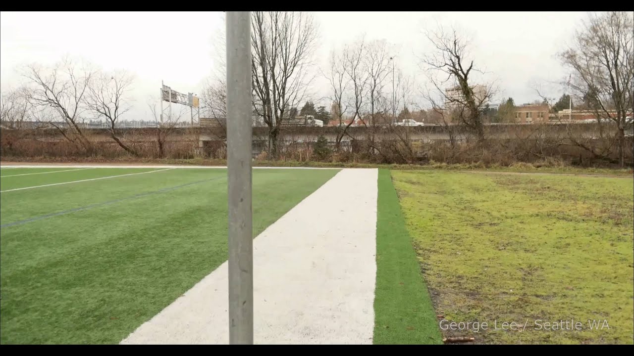 green play field 4K - YouTube