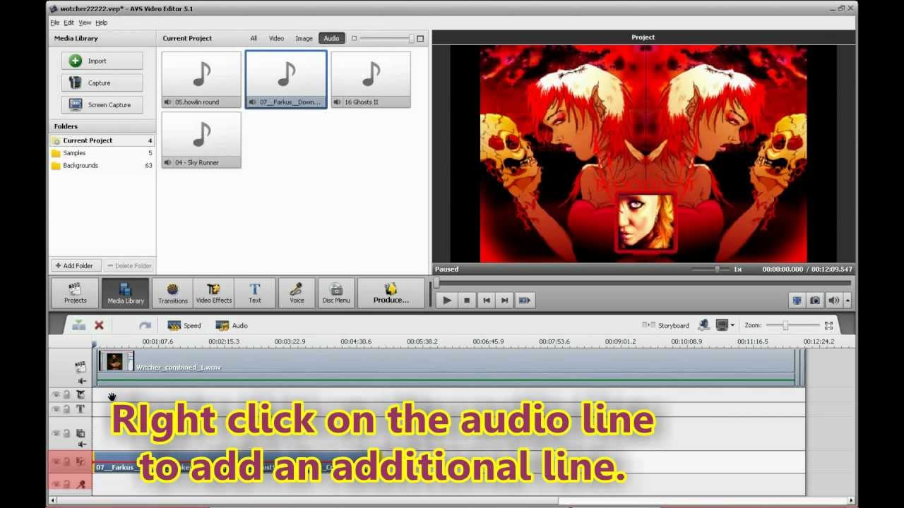 Audio cross fade in AVS - YouTube