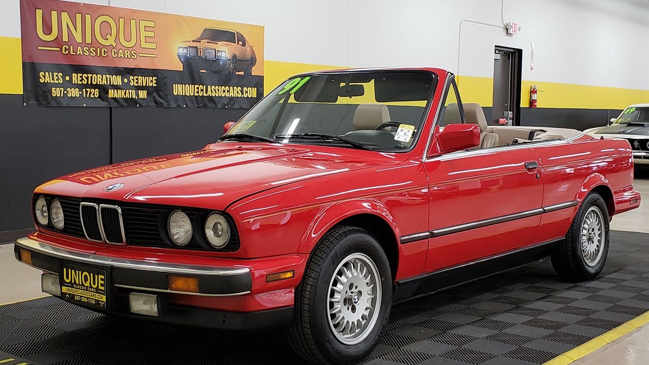 1991 BMW 325i Convertible | For Sale $24,900 - YouTube