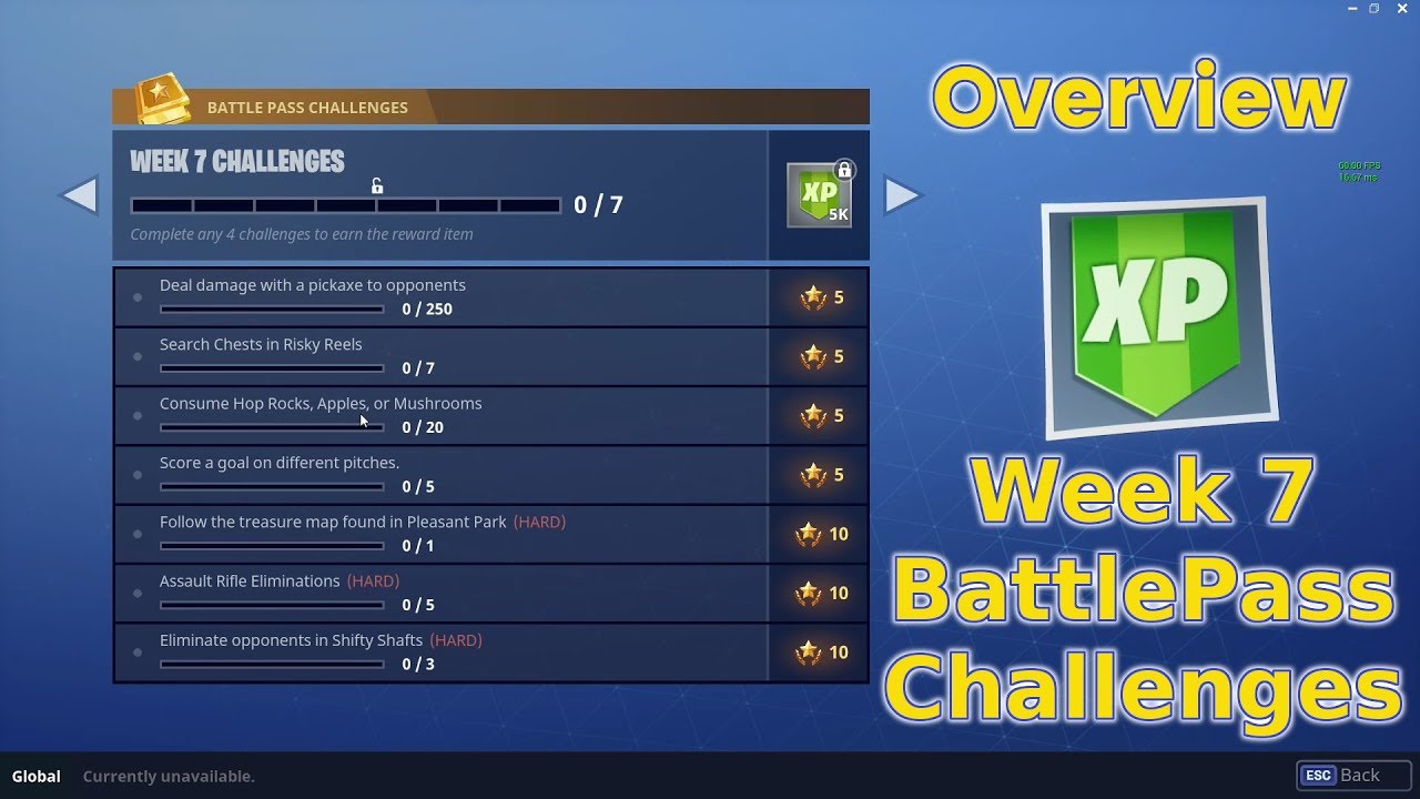 New Fortnite Week 7 Challenge Overview - YouTube