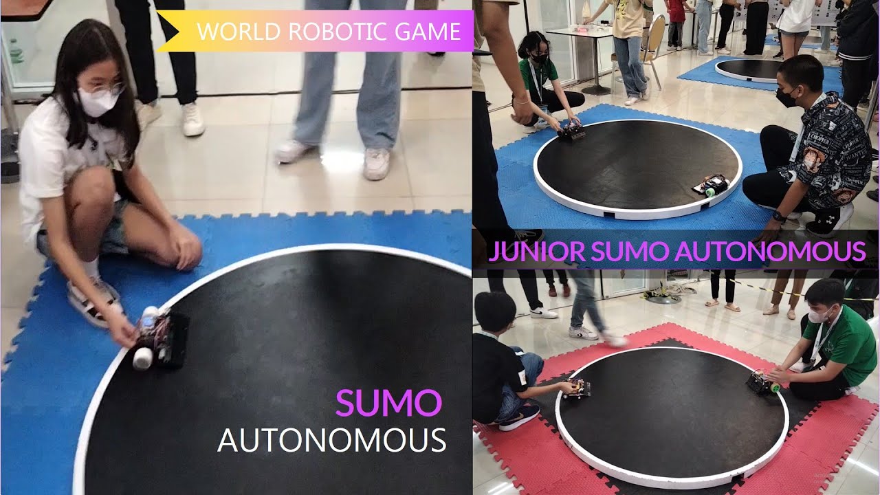 ROBOT SUMO AUTONOMOUS ( WRG JUNIOR SUMO ) - YouTube