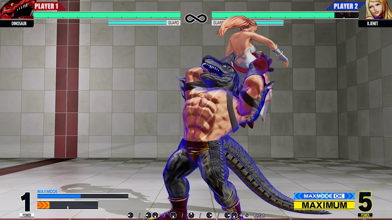 KOF 15 B Jenet Ryona - YouTube