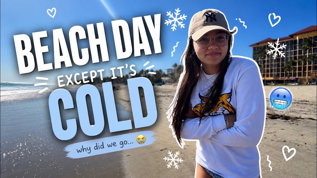 Beach day except it’s cold as freak in florida ft. gabi - YouTube