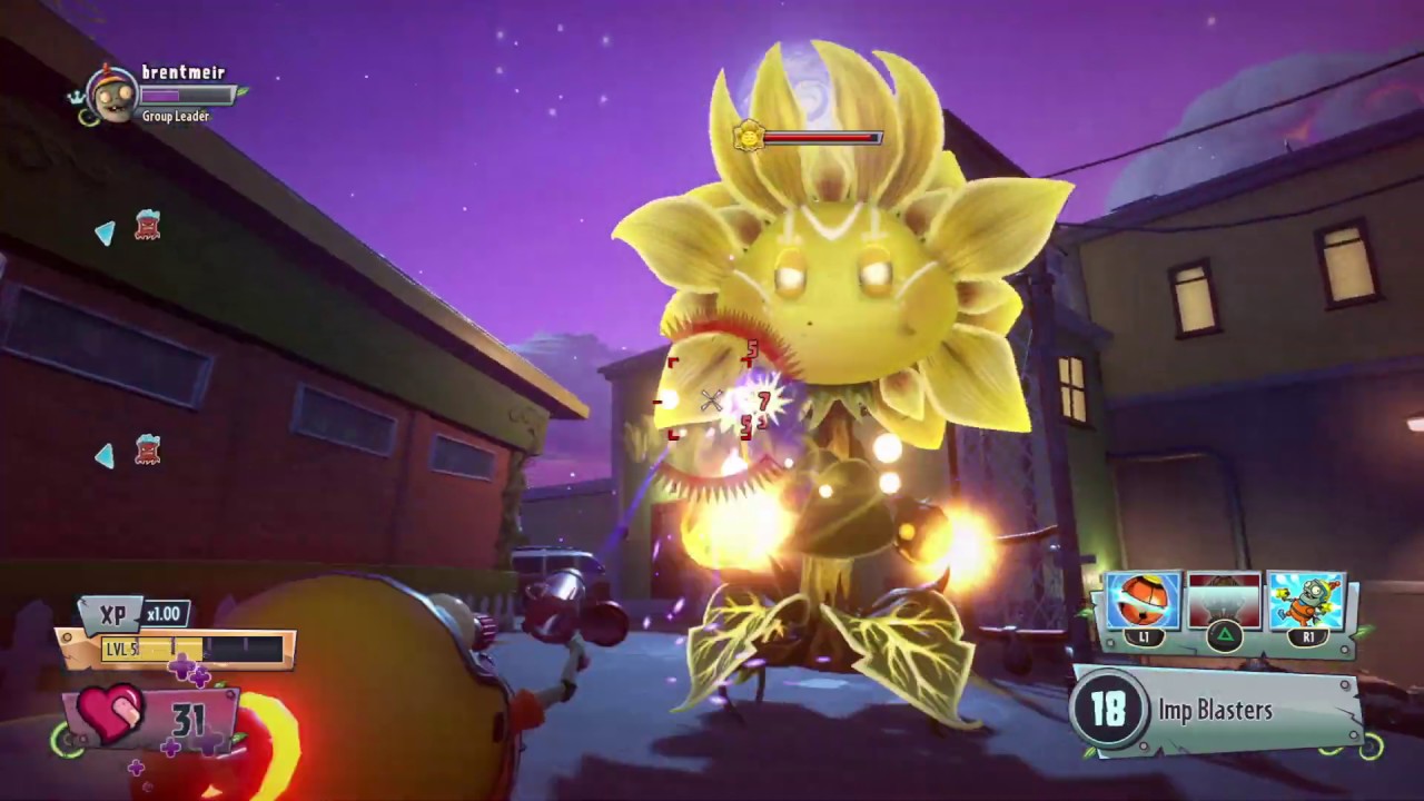 Giant Sunflower - Plants vs Zombies GW2 - YouTube