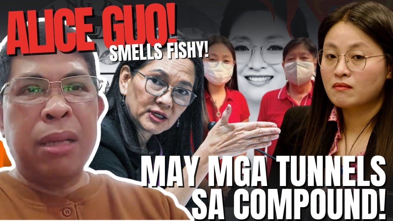 ALICE GUO! SMELLS FISHY! SPY KABA! MAY MGA TUNNELS SA COMPOUND! - YouTube