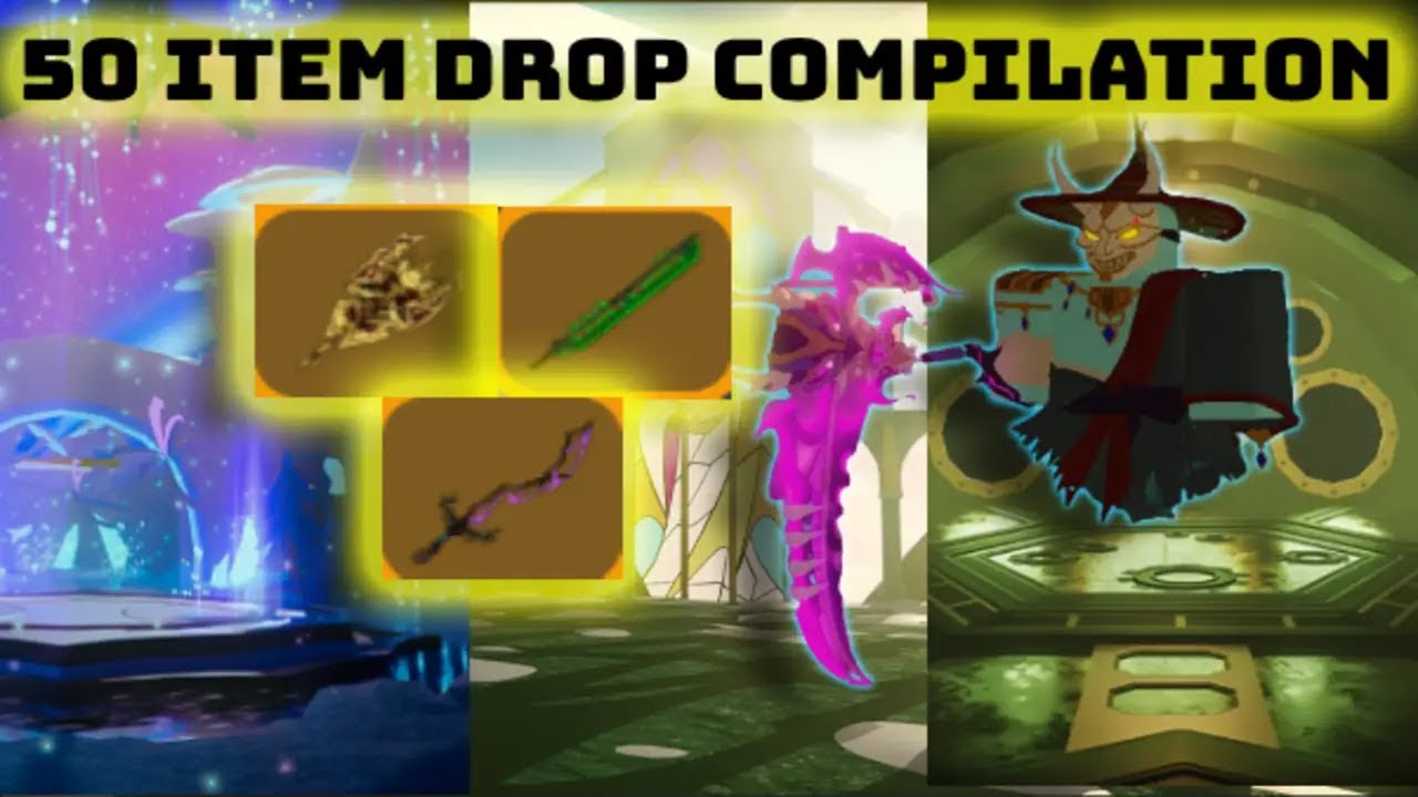 50 Item Drop Compilation! (Roblox Dungeon Quest) - YouTube