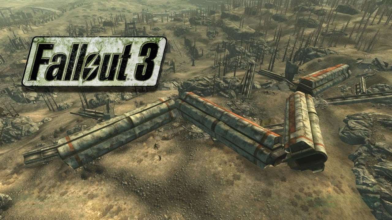 Fallout 3 - Mole rat race track, Meresti raider's dock, Monorail train ...