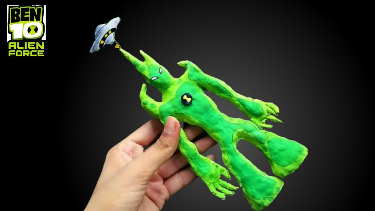 How to make ben10 alien force goop figure | easy - YouTube