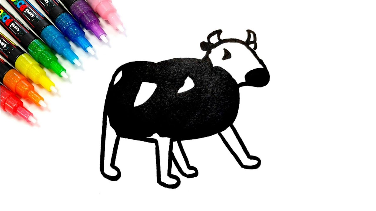 HOW to DRAW a DANCING POLISH COW From The Meme - YouTube