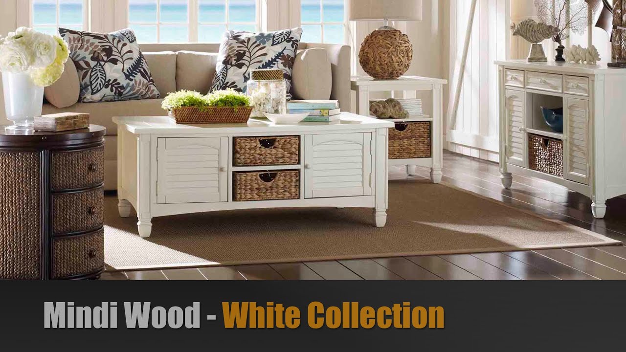 MINDI WHITE COLLECTION - Solid Wood - Exotic Furniture - YouTube