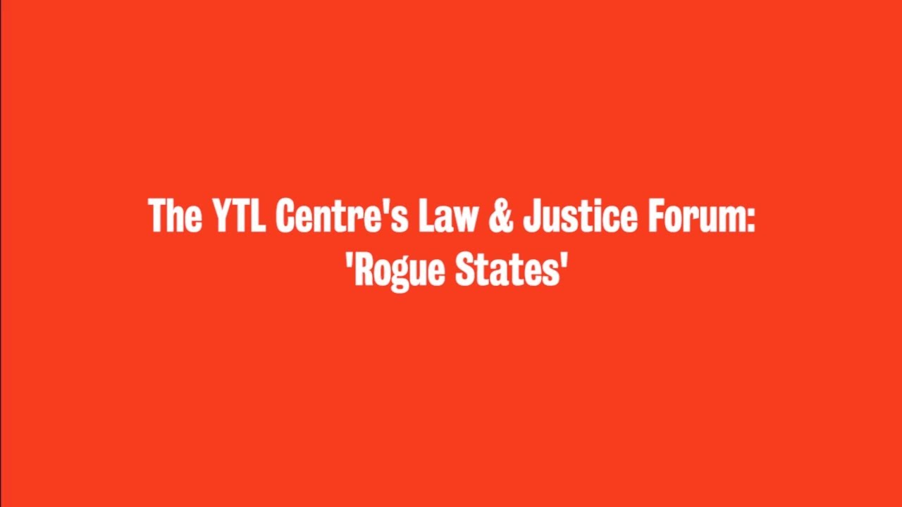 Rogue States and What to do About Them. - YouTube