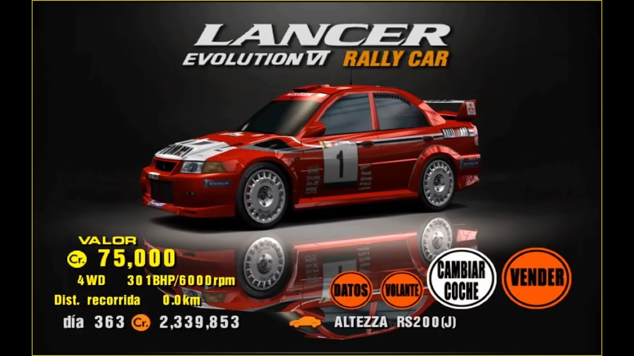 Mitsubishi Lancer EVO VI Rally Car - Rendimiento (Prueba del Vehículo ...