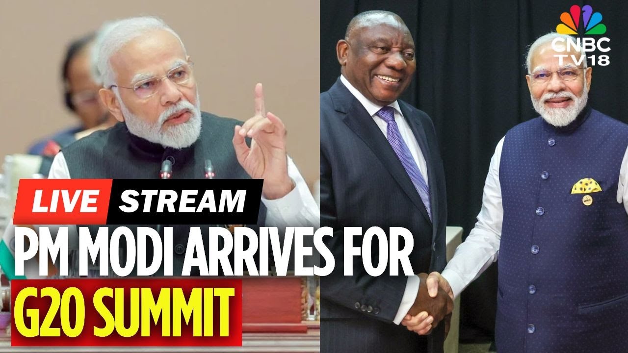 G20 Summit Live: PM Modi Arrives in South Africa for G20 Summit | PM ...