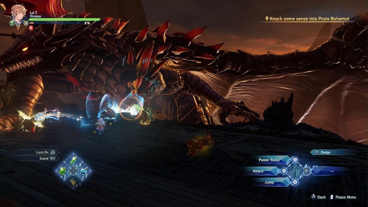 Granblue Fantasy: Relink - Proto Bahamut BOSS FIGHT HARD MODE - YouTube
