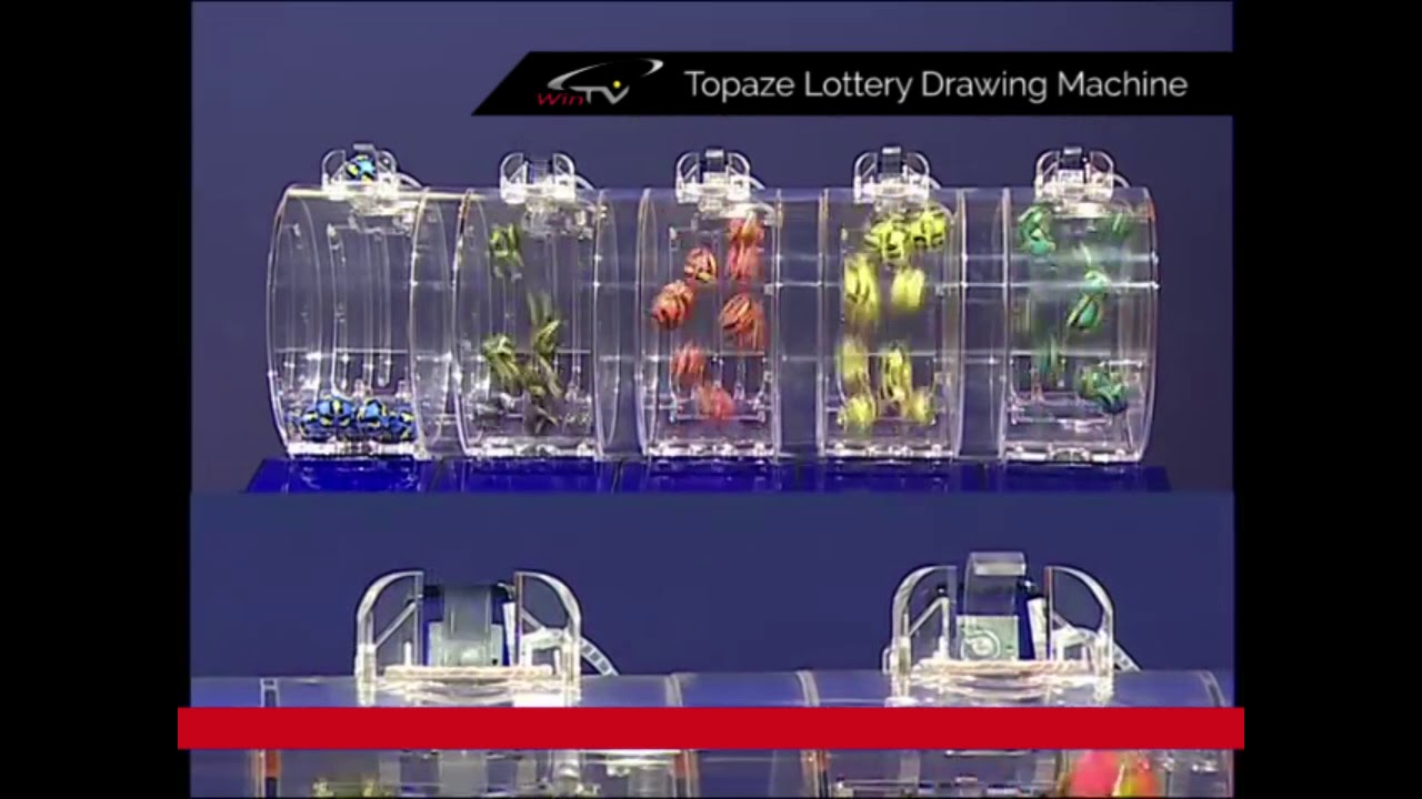 Topaze Lottery Drawing Machine for Digit Game - YouTube