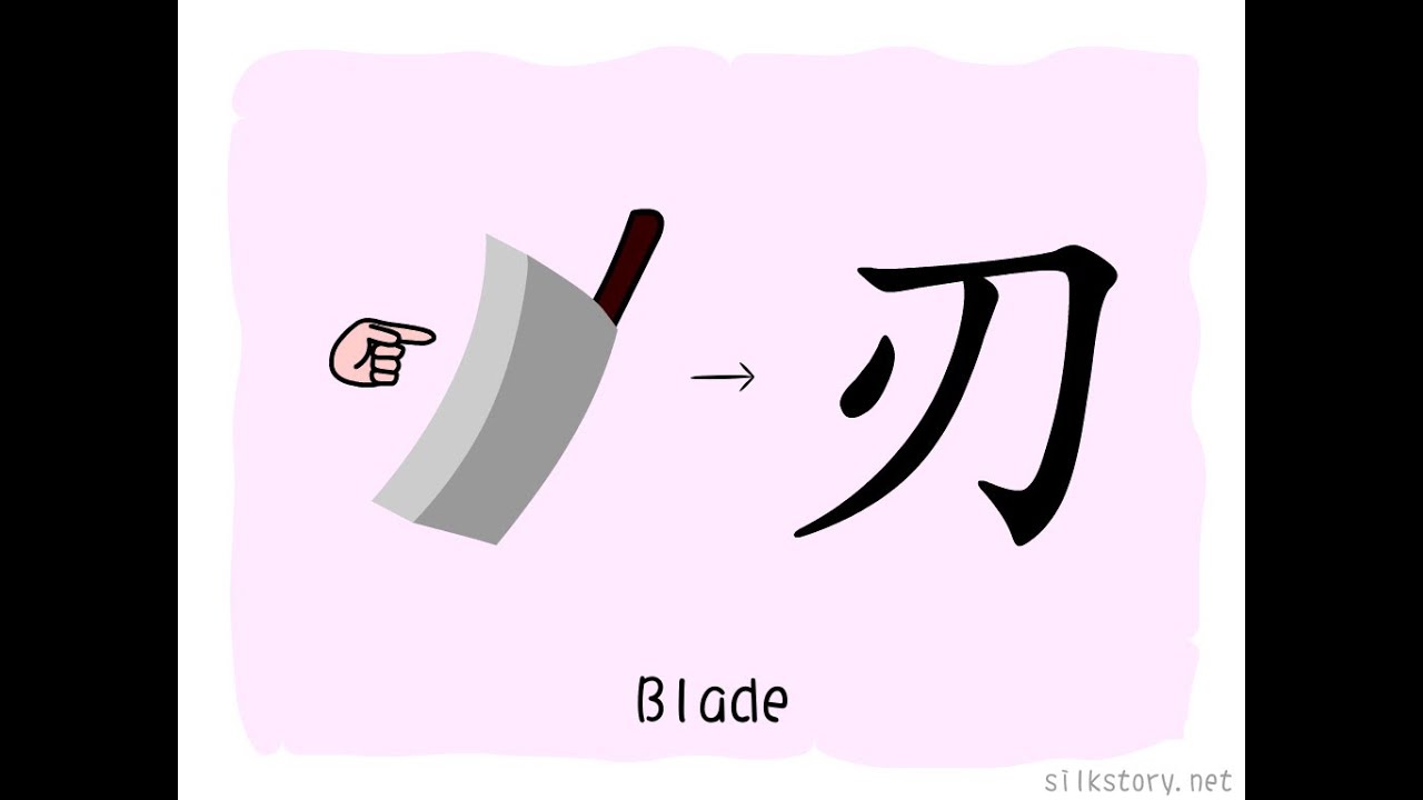 The Story of Chinese Character : 刃 - YouTube