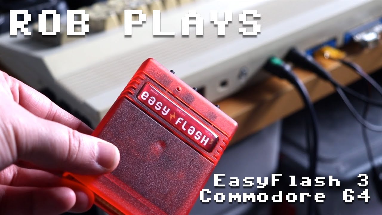 Checking out the EasyFlash 3 for Commodore 64 - A Rob Plays Review - YouTube