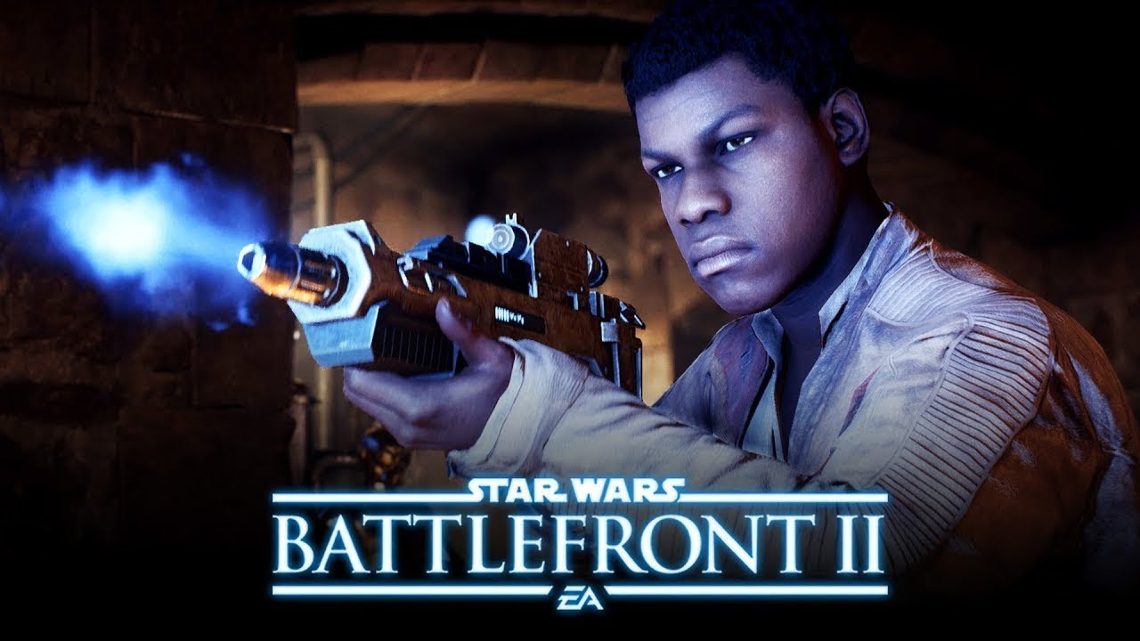 Finn ONLY BLASTERS 4V4 Heroes vs Villains - Battlefront II - YouTube