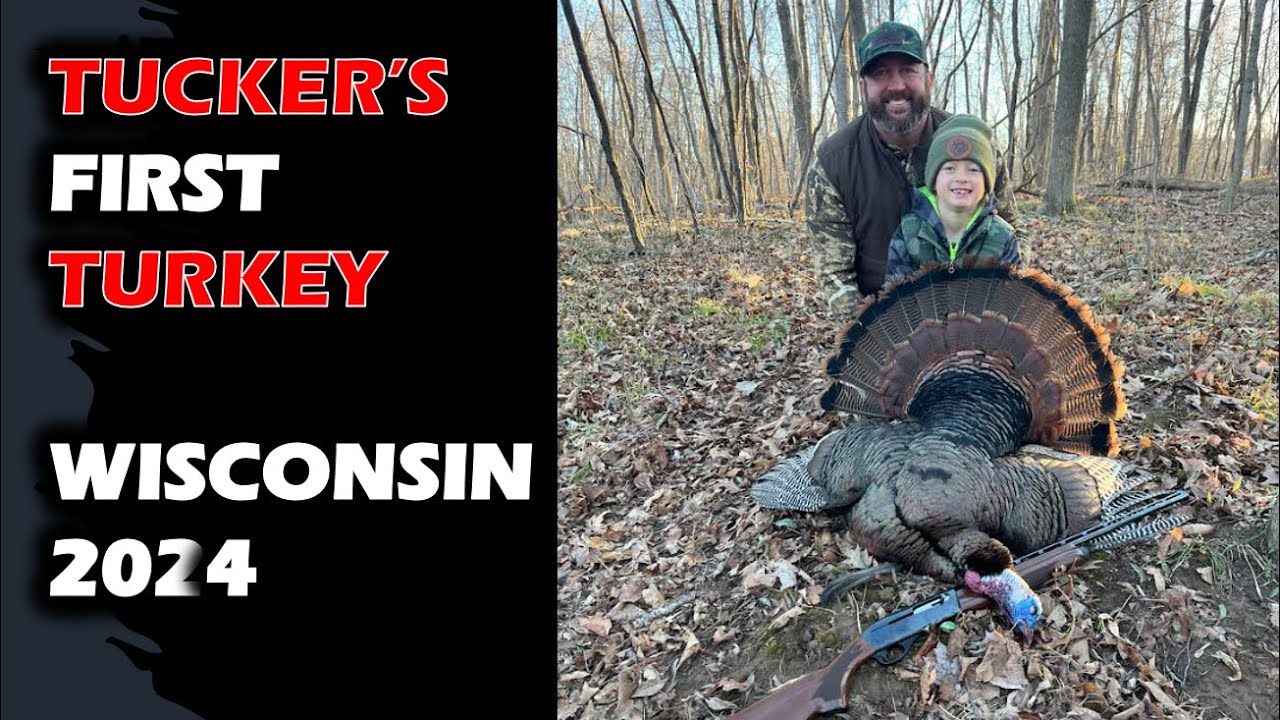 Tucker's First Turkey - Wisconsin 2024 - YouTube