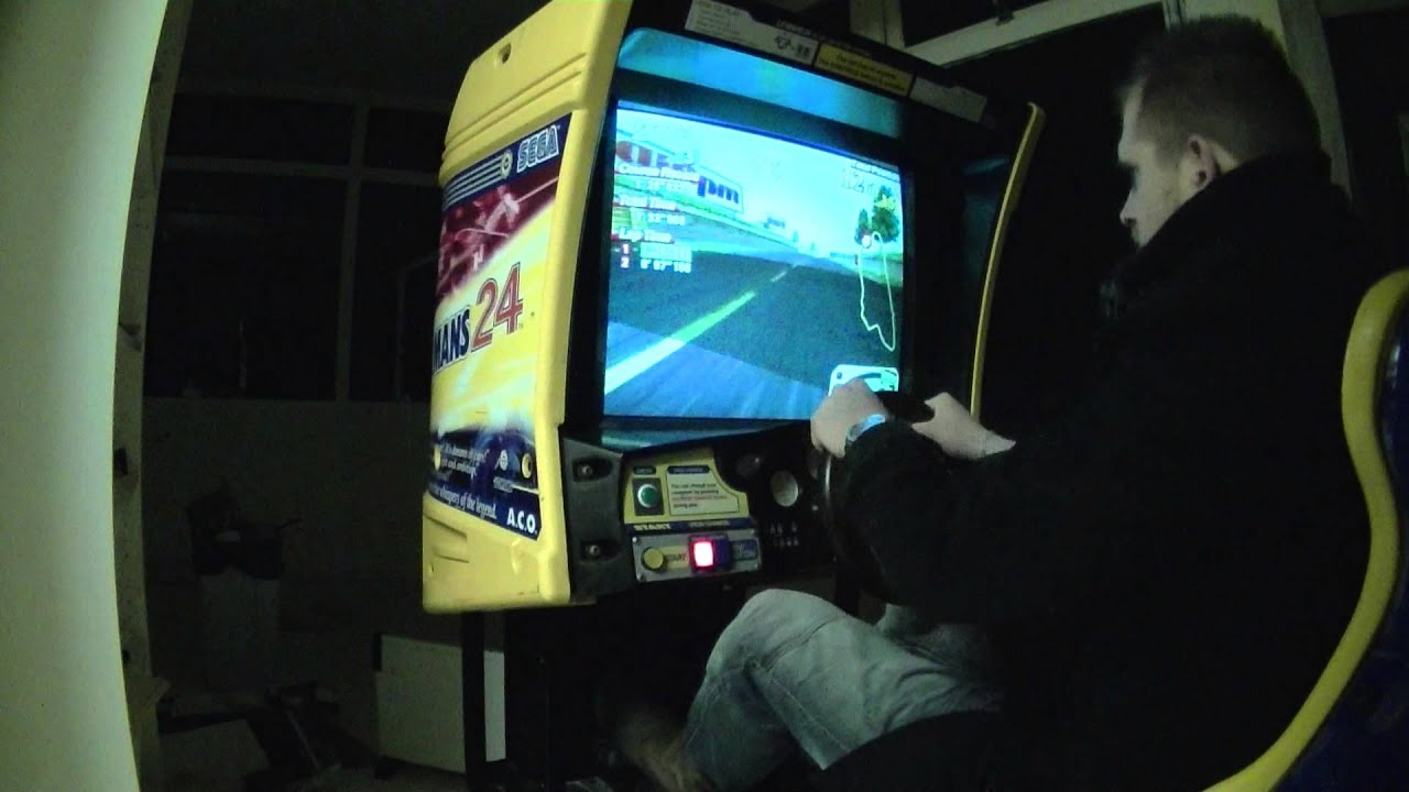 Sega Le Mans 24H racing cabinet - YouTube