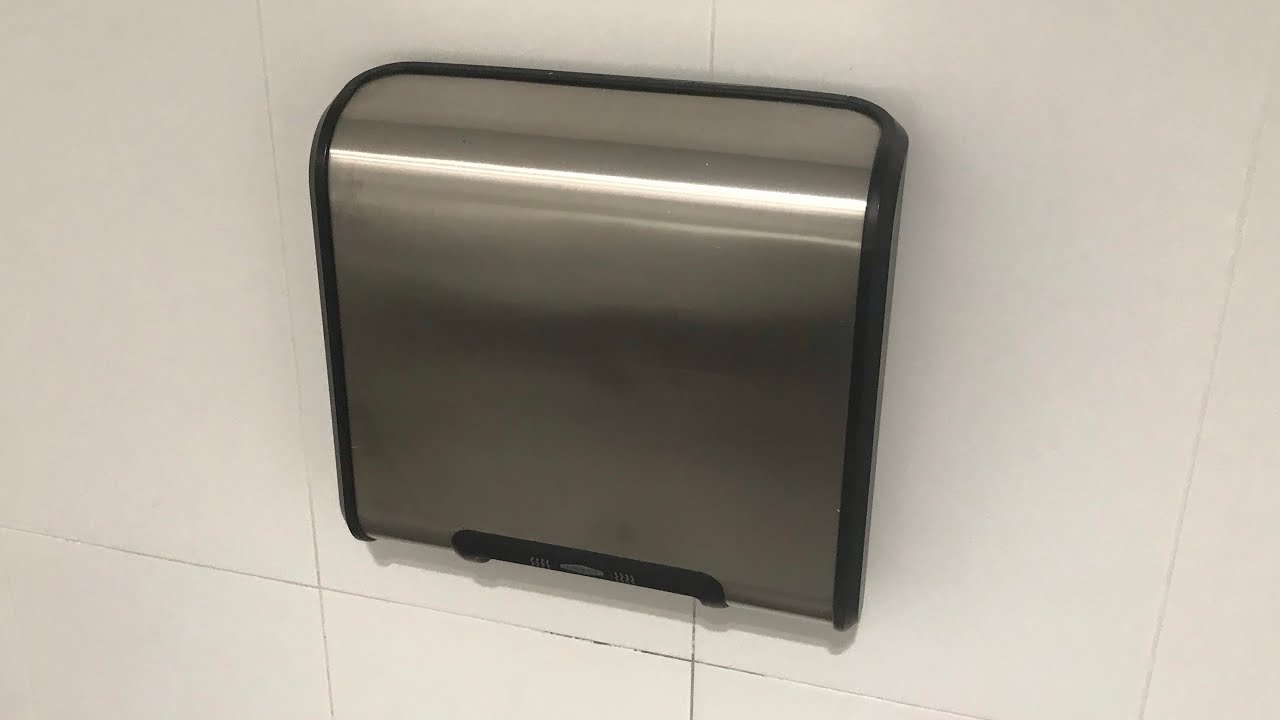 Bobrick TrimDry Hand Dryer at Sydney International Airport, PT2 - YouTube